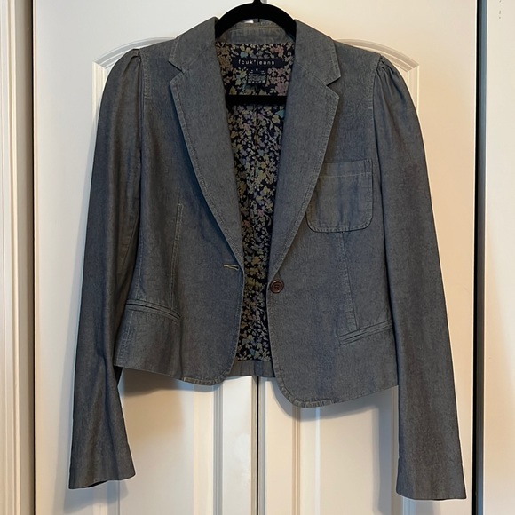 French Connection | Jackets & Coats | French Connection Chambray Denim ...